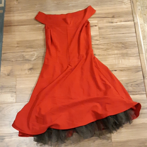 Ruby Rox | Dresses | Vintage Ruby Rox Red Off Shoulder Dress | Poshmark